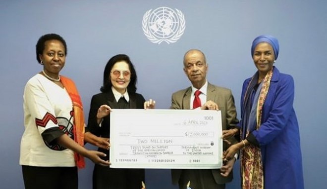 Hindiya oo $2 milyan ugu deeqday howlgalka ATMIS Hindiya oo $2 milyan ugu deeqday howlgalka ATMIS