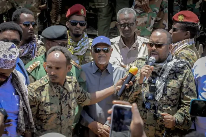 Firdhiye oo tegay furimaha dagaalka ee Goojacadde, kana hadlay ...