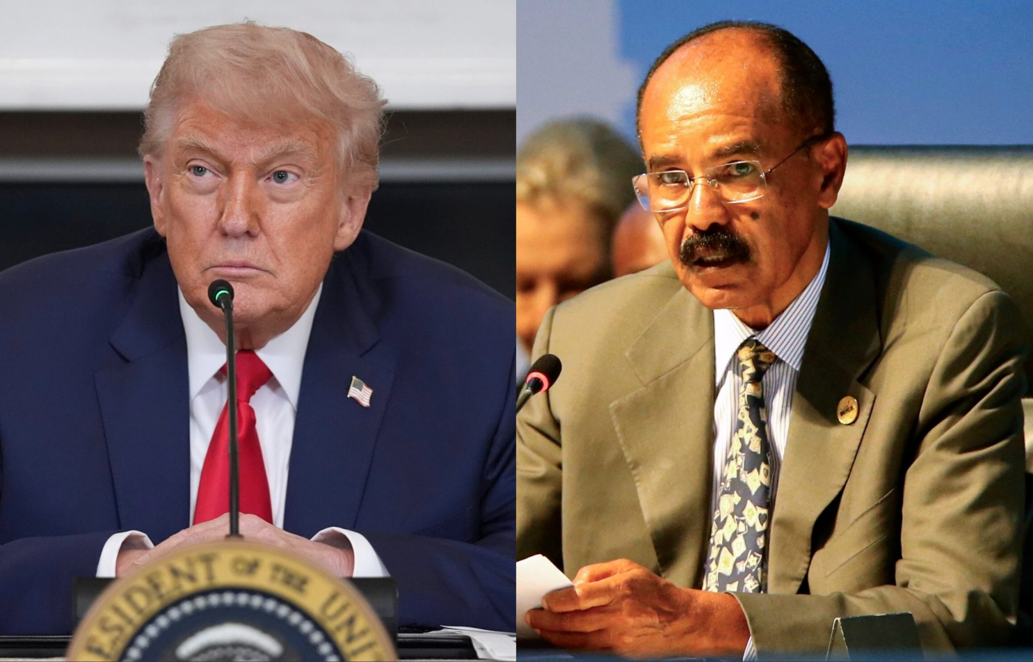DONALD TRUMP oo warqad lama filaan ah u diray Afwerki | Caasimada Online